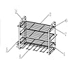 Mutool Power Tool Organizer Storage Rack Wall Mount Drill Holder for 4 ...