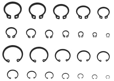 Glarks 499Pcs Internal External Circlip Snap Retaining Clip Rings and ...