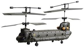 3CH IR MINI CHINOOK WITH GYRO HELICOPTER 8 m RANGE 6 min FLIGHT TIME ...