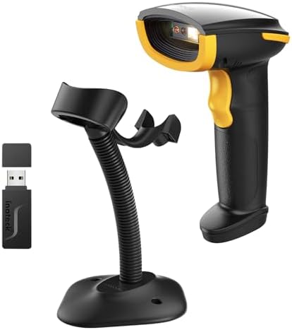 Amazon.com: Inateck 2D Barcode Scanner with Intelligent Stand, Wireless ...