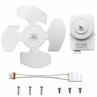 Amazon.com: LEFITPA Replacement W10124096 Condenser Fan Motor Set for ...