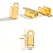 Amazon.com: 200 Pieces Fold Over Cord Ends Cord Crimp End Tips Fold ...