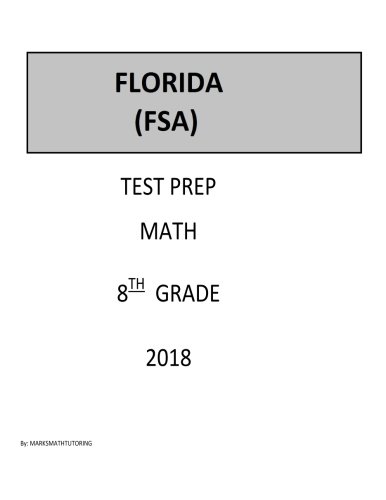 8TH Grade Florida FAS Test Prep: 8The Grade Florida Standards ...