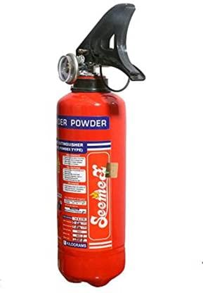 seemex ABC Powder Type 1 Kg Fire Extinguisher (Size 33 x 7.5 x 33 cm ...