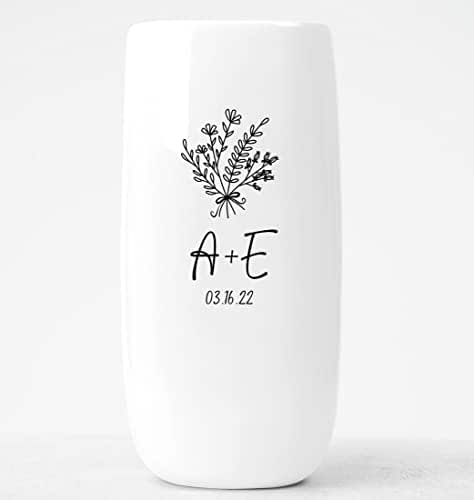 Amazon.com: Personalized Ceramic Vase, Custom Gift For Couple, Unique ...