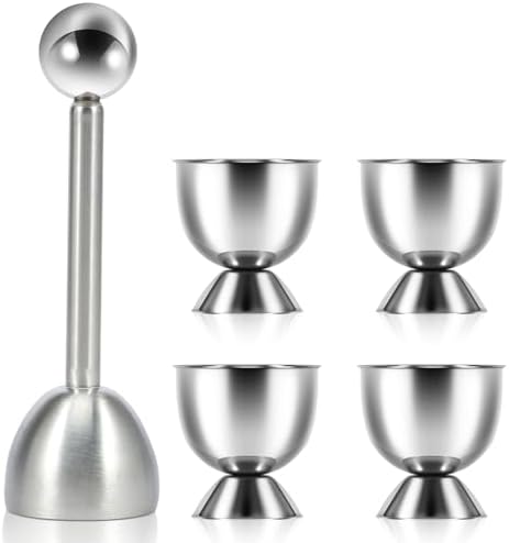 Impeccable Culinary Objects (ICO) Aluminum Egg Topper and Cracker for ...