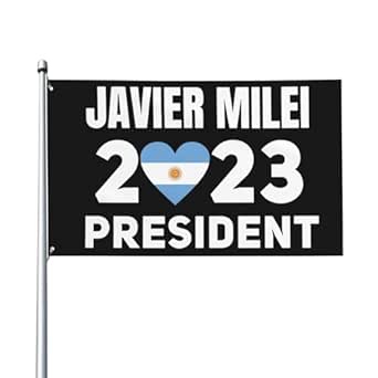 2x3#Mileipresidente Flag Javier-Milei For President 2023 Flag Javier ...