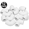 Amazon.com: Lswteiz 12Pack 1/2" Female Thread 90 Degree PVC Elbow Pipe ...