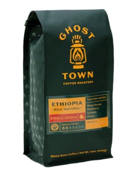 Amazon.com : Ghost Town Coffee Roasters "Ethiopia Guji Natural" Medium ...