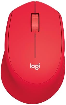 Amazon.com: Logitech M330 Silent Mouse, Wireless Red, 910-004911 (Red ...