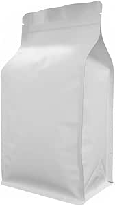 RIGHTPAK White Matt 2000 Pieces 14cm x 21cm Flat Bottom Stand Up ...