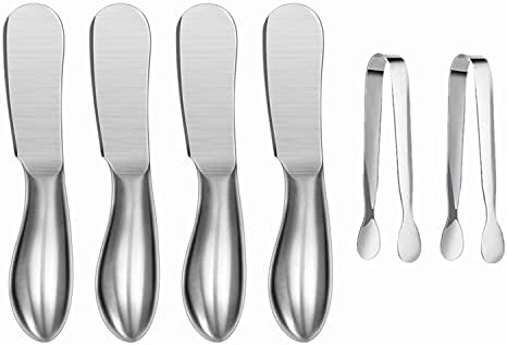 Amazon.com: sweetfamily Spreader Knife Set,6-Piece Cheese and Butter ...