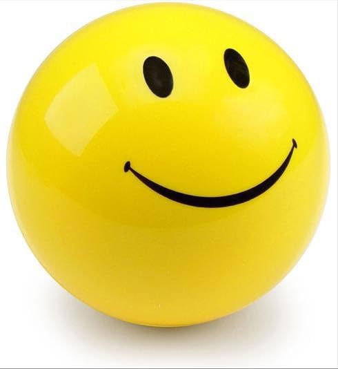 Buy Smiley Floatable Ball - Dog Toy - Foam Rubber- 6cm|Yellow Ball ...