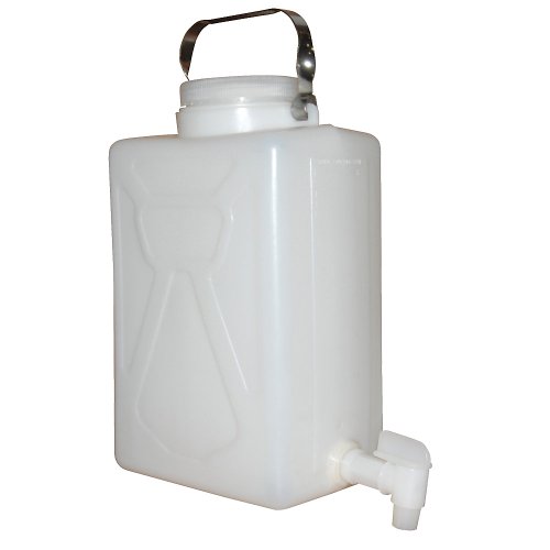 C&H Lightweight Carboy - with Stainless Steel Handle and Spigot - 2-Gal ...