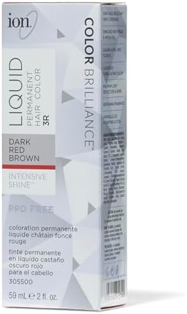 Amazon.com : ion 3R Dark Red Brown Permanent Liquid Hair Color : Beauty ...