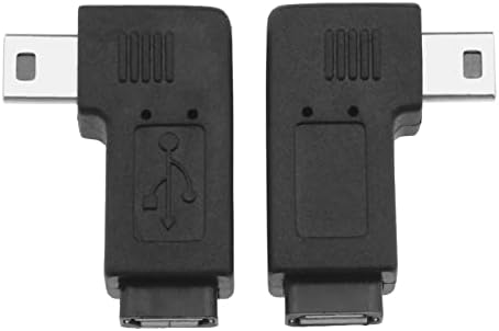 Amazon.com: ECSiNG 2PCS Mini USB 5 Pin Male to Micro USB Female Adapter ...