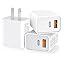 Amazon.com: USB C Wall Charging Block, [3Pack] Multiport Fast Charge ...