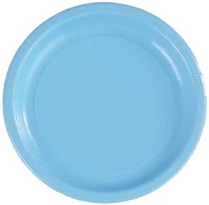Amazon.com: Baby Blue Dessert Plate 24 Count : Home & Kitchen