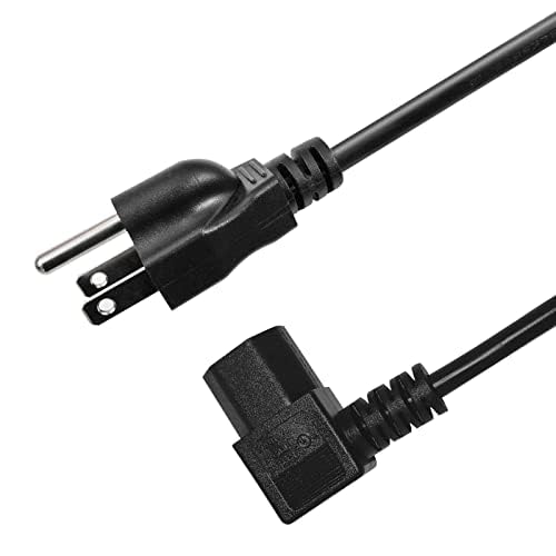 Amazon.com: 3 Prong Right Angle Power Cable 3ft Heavy Duty AC Cables ...