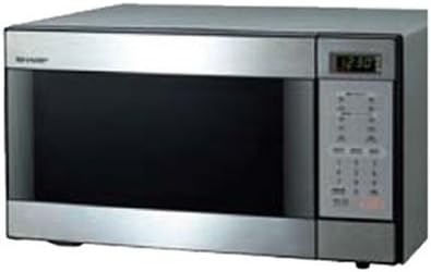 Amazon.com: Sharp R-398F 1100W 33 Liters Microwave Oven - Stainless ...