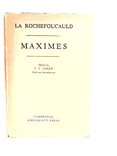 La Rochefoucauld: Green, F C: Amazon.com: Books