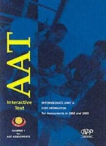 Interactive Text (2002) (Aat Unit 6 - Recording Cost Information) : BPP ...