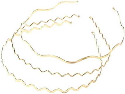 Amazon.com : Uonlytech Metal Wavy Hair Bands and Headbands Set - 3pcs ...