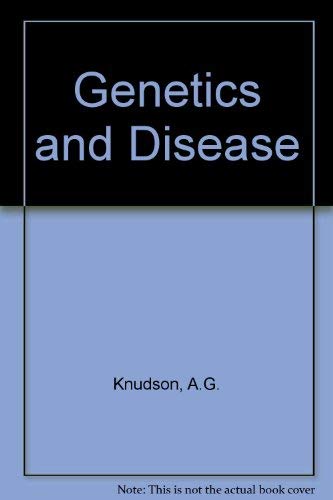 Genetics and Disease: knudson, alfred: 9780070352636: Amazon.com: Books