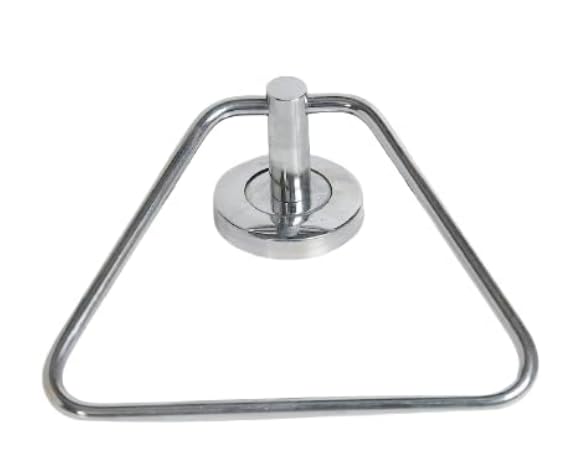 Stainless Steel Bathroom Towel Napkin Ring Rod Chrome Finished (Towel ...