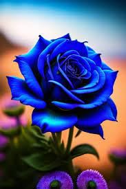 EDENGRAVY Dark Blue" Rose Flower Plant Home Garden Plant 1 Grafted Rose ...