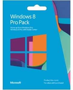 Amazon.com: Microsoft Windows 8 Pro Pack 32/64-Bit - Product Upgrade ...