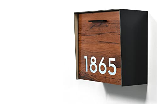 Amazon.com: Wall Mounted Mailbox with 12V LED Light and light Sensor ...