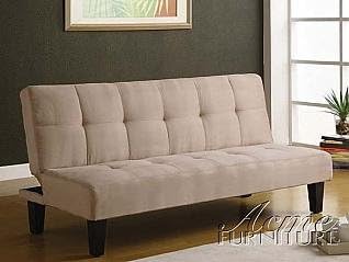 Amazon.com: ACME Tufted Adjustable Back Sofa, Beige : Home & Kitchen