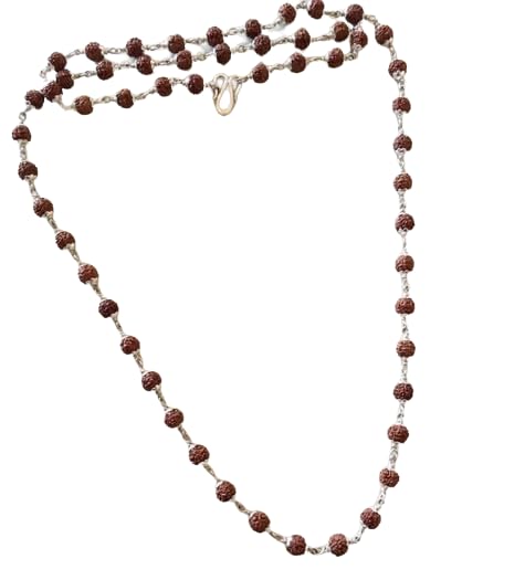 WorldwideGem Natural Rudraksha Mala Original Certified Rudraksha Mala ...