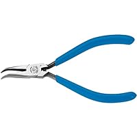 Klein Tools D320-41/2C Electronics Pliers, Needle Nose with Curved ...
