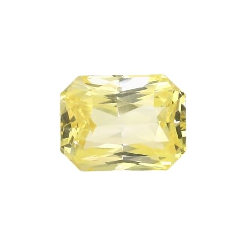 QUEEN-GEMS Yellow Sapphire Stone Original Certified Ceylon Pukhraj ...