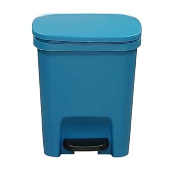 Amazon.com: Kitchen Step On Trash Can, Garbage Bin with Soft Close Lid ...