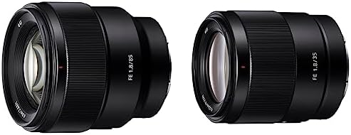 Sony SEL35F18F FE 35mm F1.8 Large-Aperture Wide-Angle Prime Lens- Black ...