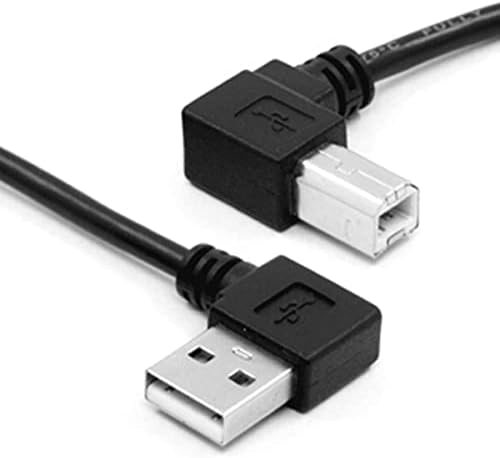 CY USB 2.0 Type-A Male to Type-B Male Printer Scanner 90 Degree Right ...