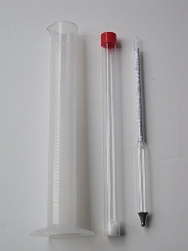 Amazon.com: Cimalab Hydrometer Alcohol Meter Kit, Hydrometer Alcohol 0 ...