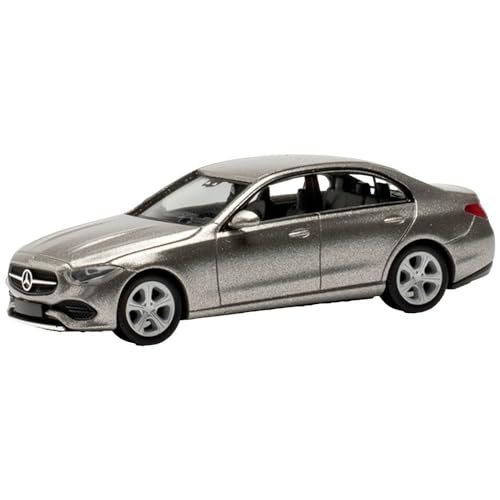 Herpa 430913 Mercedes-Benz C-Class Saloon, Mojave Silver Metallic Car ...