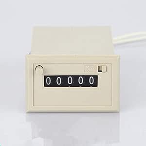 Amazon.com: 1PC Electromagnetic Counter Switch 5 Digit For Counting ...