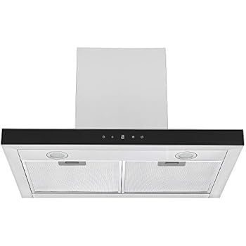 Cookology Designer Box Cooker Hood, Touch Control T Shaped Kitchen ...
