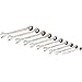 BOSCH Professional 10 Pieces Ratchet Spanner Set (10 Sizes, 8-19 mm ...