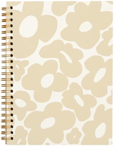 Amazon.com : Tizzer Retro 70s Groovy Aesthetic Vibe Pink Flowers Lined ...