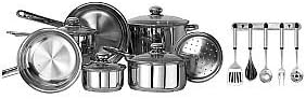 Amazon.com: Classicor 17 Pc Stainless Steel Cookware Set : Home & Kitchen