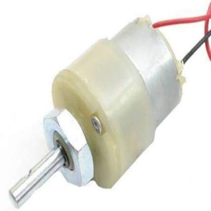 TechWiz 12V 1000 RPM Geared DC Motor & Original Metal Gears (White ...