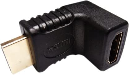 LOGIC HDMI 1.4V Male-Female L-Type Connector-Left|HDMI 90 Degree Right ...