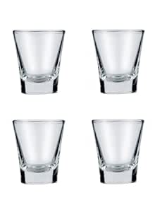 Buy Vyonald Premium Heavy Base Shot Glass Set, Whisky Shot Glass 40 ML ...