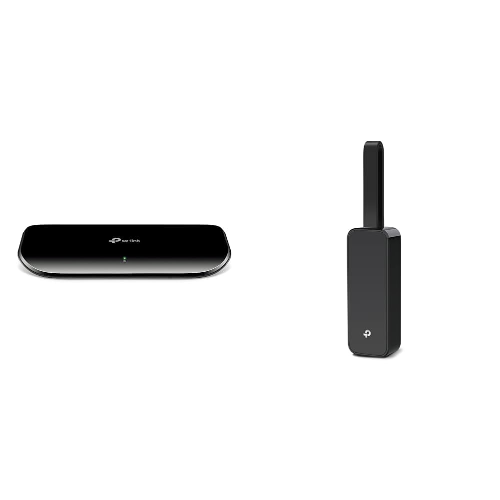 TP-Link 8 Port Gigabit Ethernet Network Switch Hub | Plug and Play ...